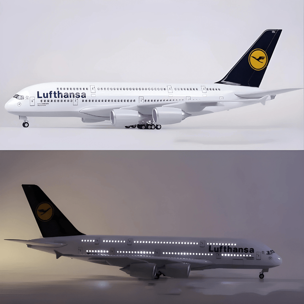 A380 Lufthansa - Scale 1/160 - 46cm - 18.5 in – Flying Dreams International